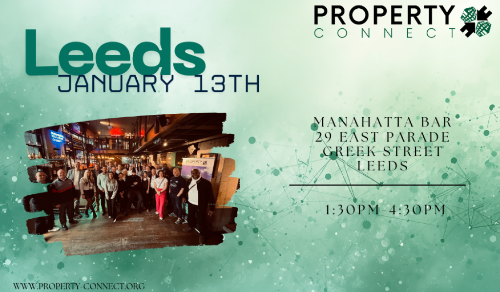 Property Connect Networking Event Leeds 13th January 2026